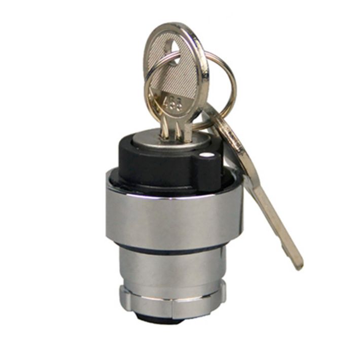 Selector Switch with 2 Keys ZB2BG3 ZB2-BG3 Telemecanique