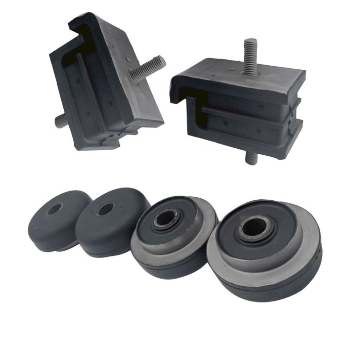Engine Mounting Rubber Cushion Feet Bumper Set Hitachi