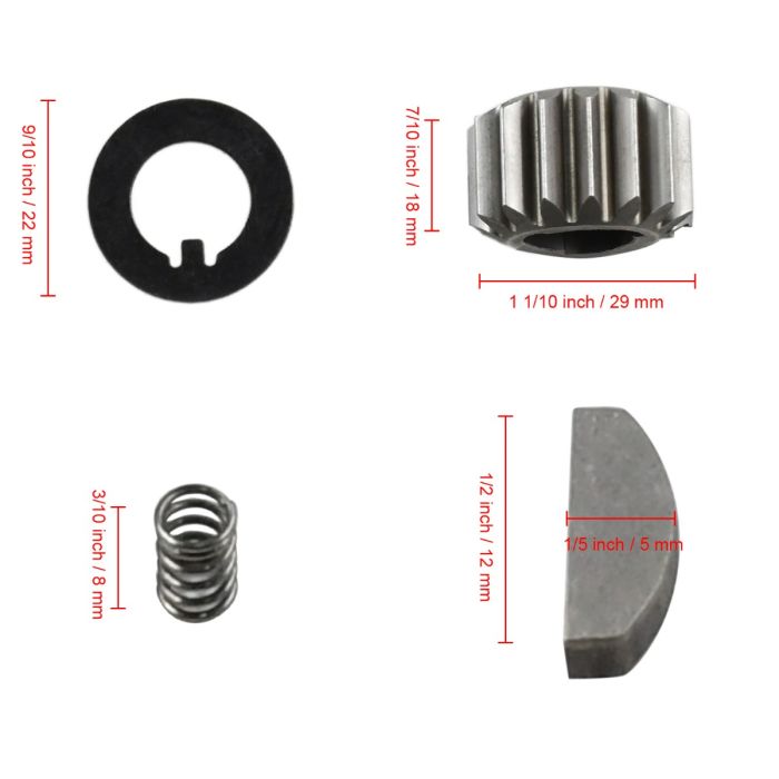 Rear Wheel Pinion Gear Kit 105-3040 Toro Lawn Boy