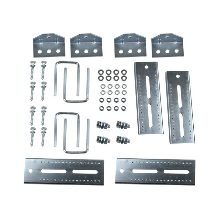 8 Galvanized Swivel Top Bunk Bracket Kit with Hardware 3x3 , 2x3 , 1 ...