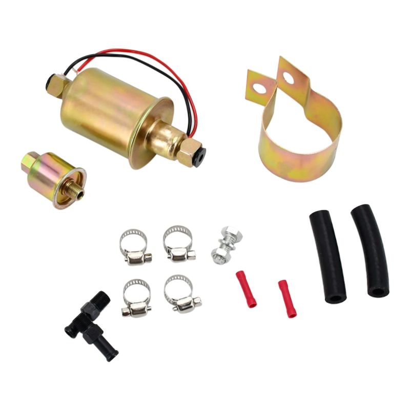 E8012S Universal Fuel Pump Electric 12V 5-9 PSI 30 GPH 5/16 inch Gasoline and Diesel Fuel ...
