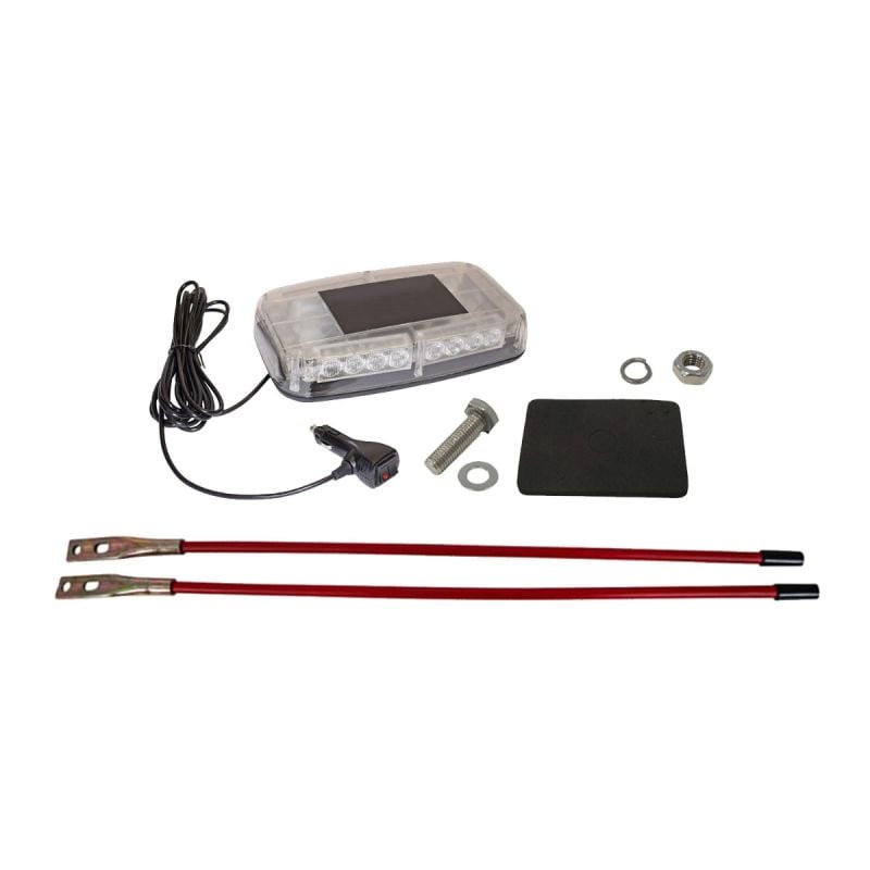 Amber LED Mini Light Bar with Blade Guide Set 8891040 Fisher