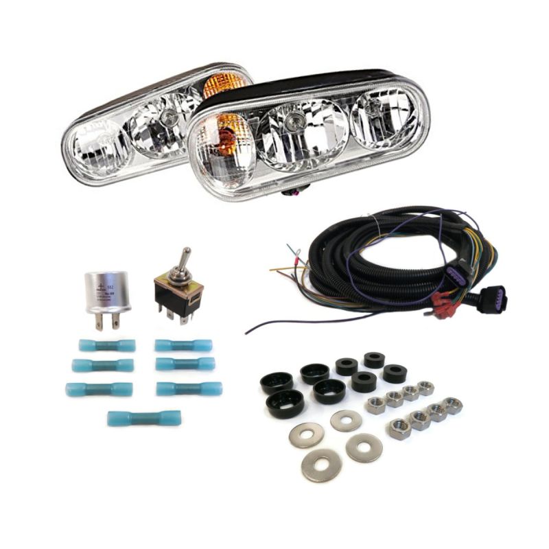 Universal Halogen HEADLAMP Light KIT 1311100 Meyer