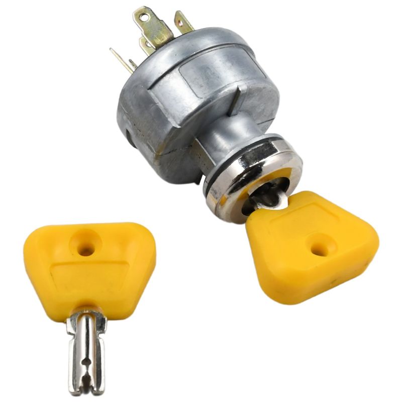 31-297 2368655 3-Position Forklift Ignition Switch with 2 keys 2782017 ...