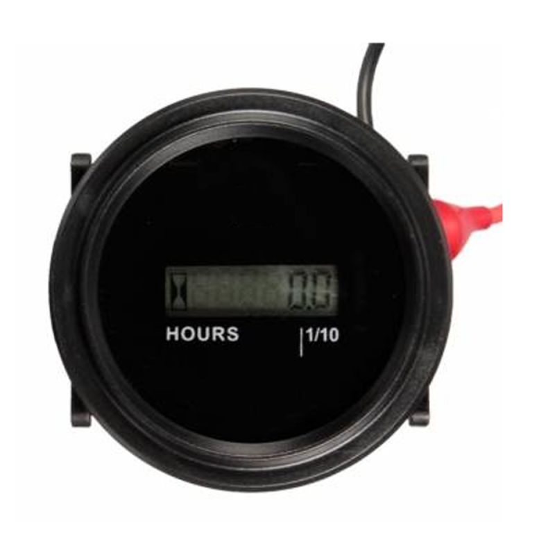 Round Digital Hour Meter Marine
