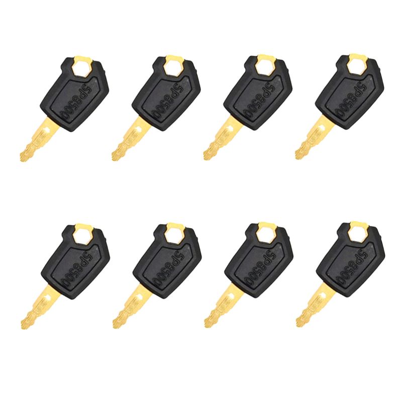8 PCS Ignition Keys 5P8500 Caterpillar CAT