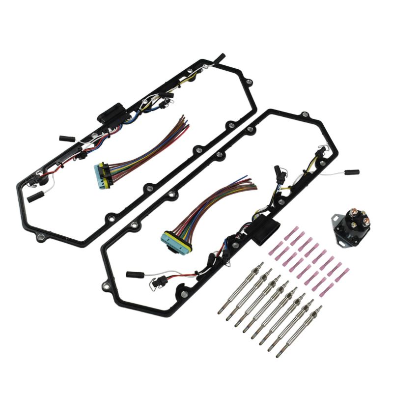 Valve Cover Gasket with Injector and Glow Plug Harness F81Z-6584-AA Ford