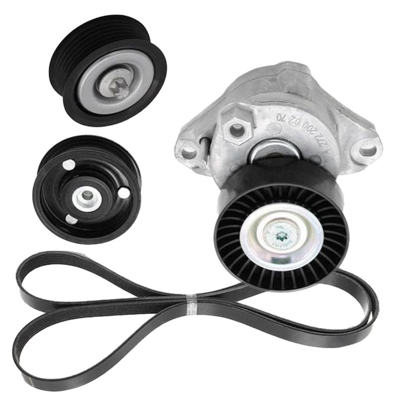 Engine Drive Belt Tensioner Idler Pulley Serpentine Belt Kit 2722000270 ...