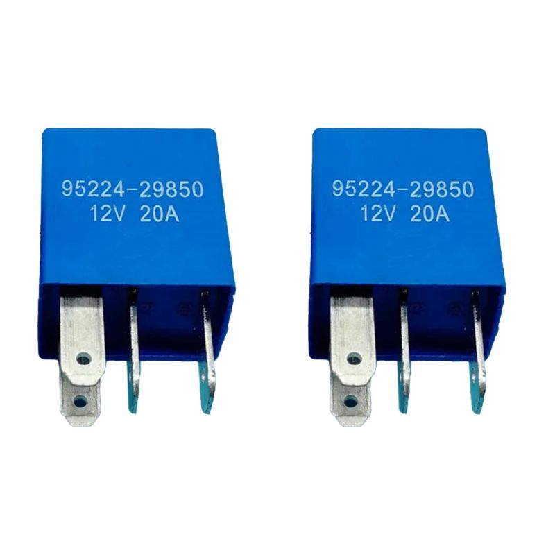 2 Pieces Power Relay Assembly 4-Pin 95224-29850 Hyundai