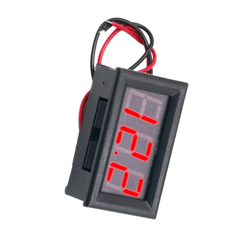 Waterproof Monitor 12V Battery Meter 2.5-30V DC Auto Gauge Digital ...