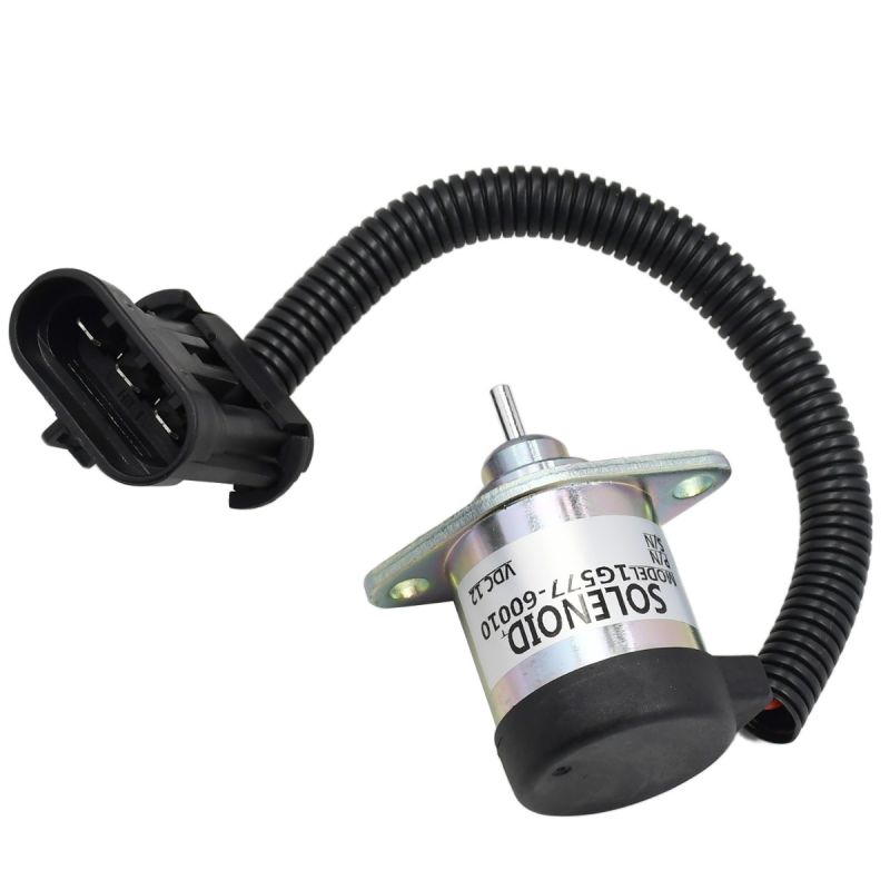 Stop Solenoid 12VDC 1G577-60010 Bobcat Kubota