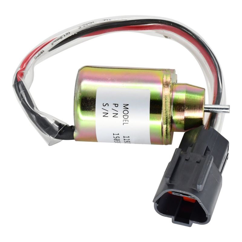 Fuel Shut Off Solenoid 12V M810324 John Deere Yanmar Hyundai