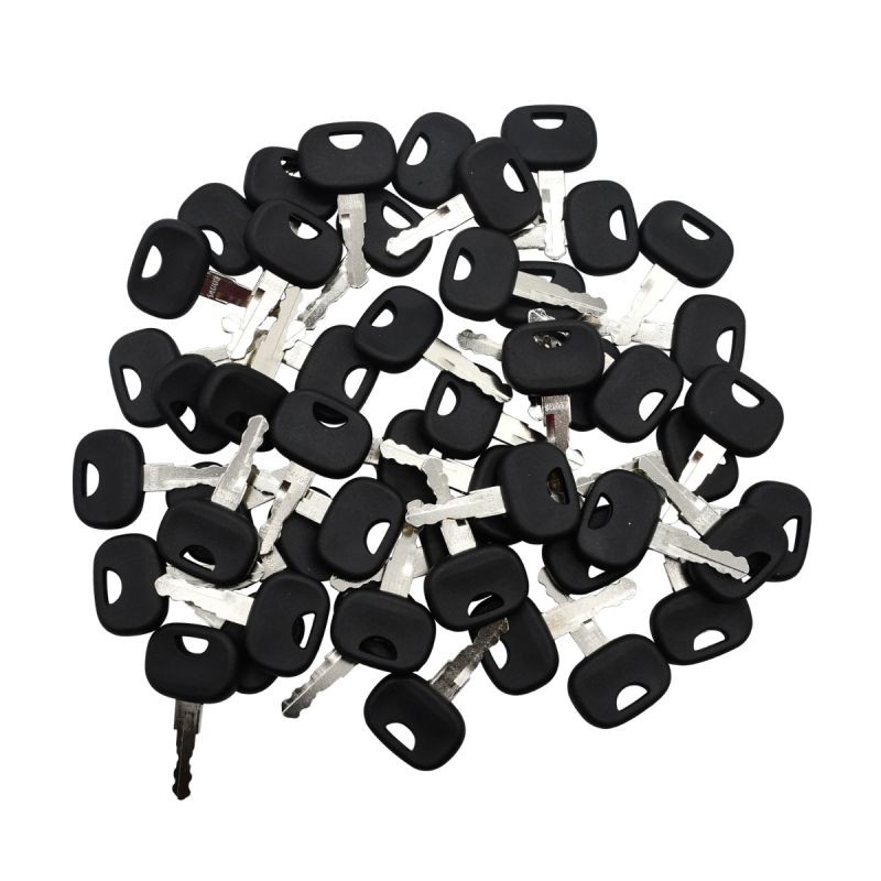 50 PCS Ignition Keys 14707 Case IH JCB Deutz Ford Wacker Neuson Bomag ...