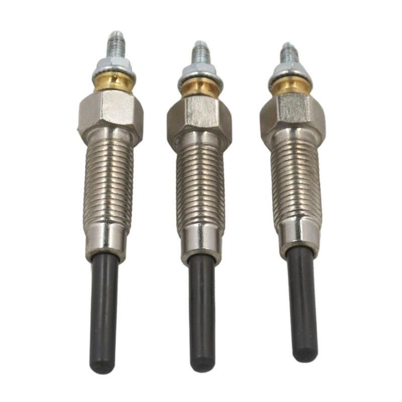 3 Pcs Glow Plugs 2666A013 Perkins Kubota NGK Mahindra Mitsubishi PelJob ...